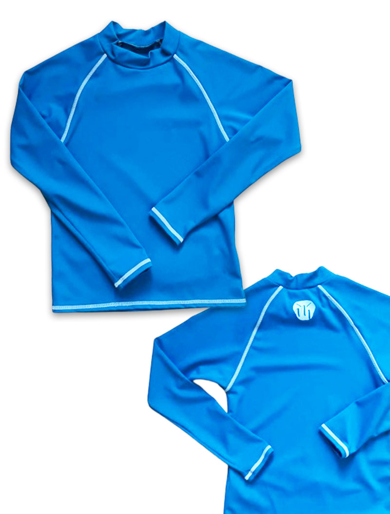 Meraki - True Blue Unisex Rashie - Kids – Pollywog